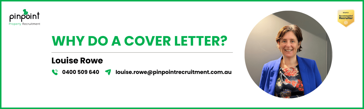 Why do a Cover Letter? - Pinpoint Property Recruitment